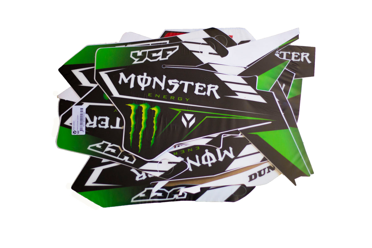 KIT CALCOMANIAS MONSTER – Minimotos.co